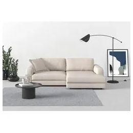 Ecksofa Trendmanufaktur "Bourbon, Mega Designsofa mit tollem Sitzkomfort, Breite 250cm, L-Form", grau (dove), B:250cm H:84cm T:176cm, 100% Polyester, Sofas, Ecksofa, extra tiefe Sitzfl&auml;che, wahlweise mit Sitztiefenverstellung