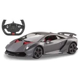 RC-Auto Jamara "Lamborghini Sesto Elemento, 1:14, grau, 2,4GHz", grau, Fernlenkfahrzeuge, KinderB:17cm H:9cm, mit Licht, B:17cm H:9cm
