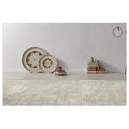 Teppich Padiro "Bridget 125", beige (creme), B:120cm H:10mm L:170cm, Viskose, Teppiche, Teppich, Kurzflor, Hoch-Tief-Struktur mit Vintage Look