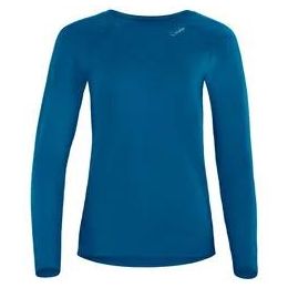 Langarmshirt WINSHAPE "AET118LS", Damen, Gr. S, gr&uuml;n (teal gr&uuml;n), 85% Polyester, 15% Elasthan, Rundhals, Shirts Langarmshirt, Functional Light and Soft Long Sleeve Top