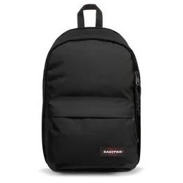 Freizeitrucksack Eastpak "BACK TO WORK", Gr. B/H/T: 29,5cm x 43cm x 25cm, schwarz (schwarz, uni), Textil, Basic, Rucks&auml;cke Freizeitrucksack, Schulrucksack, Businessrucksack mit separatem Laptopfach