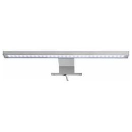 LED Spiegelleuchte TRENDTEAM, wei&szlig; (kaltwei&szlig;), B:11cm H:5cm L:30cm, Leuchten, L&auml;nge 30 cm - LED Badaufbauleuchte mit kaltem Licht - Mit Multibox