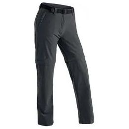 Funktionshose Maier Sports "Nata 2", Damen, Gr. 24, Kurzgr&ouml;&szlig;en, schwarz, 90% Polyamid, 10% Elasthan, Hosen Funktionshose, Damen Wanderhose, zipp-off Outdoor-Hose, 3 Taschen, Regular Fit