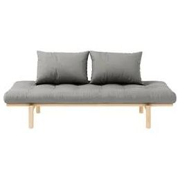 Daybett KARUP DESIGN "Pace", grau, B:200cm H:37cm L:200cm, Daybetten, aus massiven Kiefernholz, inkl. Futonmatratze