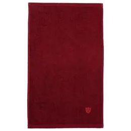 G&auml;stehandt&uuml;cher Ross "Vita", rot (marsala), B:30cm L:50cm, Frottier, Obermaterial: 100% Baumwolle, Handt&uuml;cher, Bestickung Ross-Emblem
