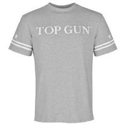 T-Shirt Top Gun "TG22002", Damen, Gr. 50M, grau (grau melange), Obermaterial: 100% Baumwolle, Shirts T-Shirt