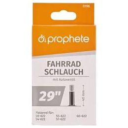 Fahrradschlauch Prophete, schwarz, Fahrradschl&auml;uche, 48mm, Autoventil (AV), 29 Zoll (73,66cm)