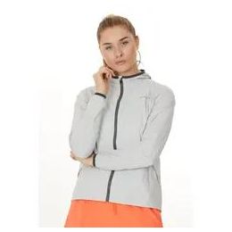 Laufjacke Endurance "Feather", Damen, Gr. 42, grau, 100% Nylon, unifarben, normal, ohne Ausschnitt, Jacken, mit reflektierenden Elementen