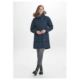 Parka WHISTLER "Lizbeth", Damen, Gr. 42, blau, 100% Polyester, unifarben, normal, ohne Ausschnitt, Jacken Parka, mit hochwertiger Regenausstattung