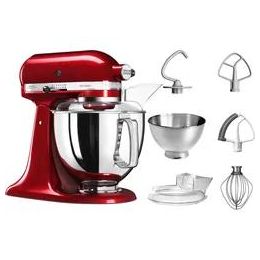 KitchenAid K&uuml;chenmaschine "5KSM175PSECA LIEBESAPFEL-ROT", rot (liebesapfel, rot), B:24cm H:36cm T:37cm, K&uuml;chenmaschinen, mit Zubeh&ouml;r im Wert von ca. 112,-&euro; UVP, K&uuml;chenmaschine