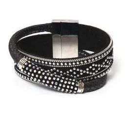 Armband "Adonia", Damen, Gr. Metall, schwarz, Collezione Alessandro, Armb&auml;nder Armband