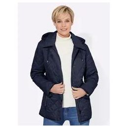 Winterjacke Casual Looks, Damen, Gr. 21, blau (marine), 100% Polyamid, unifarben, Jacken Winterjacke