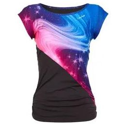 Funktionsshirt WINSHAPE "Kurzarmshirt AET109-Stardust", Damen, Gr. XS, bunt (stardust), 80% Polyester, 20% Elasthan, Rundhals, Shirts Funktionsshirt, Functional
