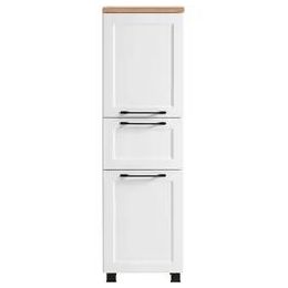 Midischrank Welltime "Lana", wei&szlig; (matt wei&szlig;), B:40cm H:130cm T:35cm, MDF, Schr&auml;nke, Midischrank, Badm&ouml;bel, 40 cm breit