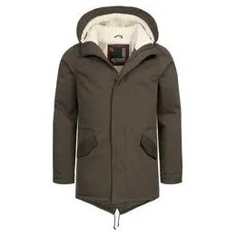 Winterjacke Alessandro Salvarini "ASMauro", Herren, Gr. XL (54), grau (dunkelgrau), Obermaterial: 100% Polyester Innenmaterial: 100% Polyester, Jacken Winterjacke, mit warmem Teddyfell
