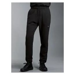 Sweathose TRIGEMA "TRIGEMA Jogginghose aus Biobaumwolle", Damen, Gr. XXL, Normalgr&ouml;&szlig;en, schwarz, Sweatware, 75% Baumwolle (Biobaumwolle kbA), 25% Baumwolle (recycelt), Basic, Hosen Sweathose