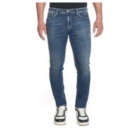 Slim-fit-Jeans Le Temps Des Cerises "700/11JO", Damen, Gr. 34, US-Gr&ouml;&szlig;en, blau, 98% Baumwolle, 2% Elasthan, Jeans Slim-fit-Jeans, in tollem Slim Fit-Schnitt