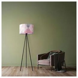 Paco Home Stehlampe "Trina Mero", wei&szlig;, H: 148,5cm, Leuchten, Standleuchte Wohnzimmer Schlafzimmer E27 Hell Pastell Vintage, Stehlampe