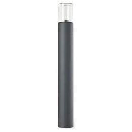 Pollerleuchte Paco Home "AMBRA", grau, H:50cm &Oslash;:11cm, Leuchten, Outdoorleuchte Wegeleuchte Aluminium Au&szlig;enleuchte Garten E27 IP54