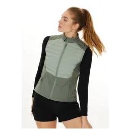Funktionsweste Endurance "Beistyla", Damen, Gr. 42, gr&uuml;n, 100% Polyester, normal, hoch geschlossener Ausschnitt, Westen Funktionsweste, mit hochwertiger Primaloft-Isolation
