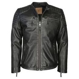 Lederjacke Top Gun "TG20193086", Herren, Gr. 48S, schwarz, Obermaterial: 100% Leder, Lamm ; Futter: 100% Polyester, Jacken