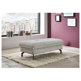 Hocker DIE PLANBAR "MP-IN20110", grau, B:132cm H:45cm T:68cm, 100% Polyester, Hocker, Polsterhocker