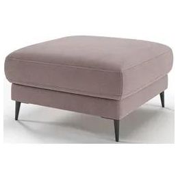 Polsterhocker Home Affaire "Downtown", rosa (altrosa), B:80cm H:44cm T:80cm, 95% Polyester, 5% Nylon, Hocker, Polsterhocker, passend zur Serie, auch in Cord