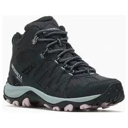 Wanderschuh Merrell "ACCENTOR 3 SPORT MID GORETEX", Damen, Gr. 42, schwarz, Synthetik, Textil, Schuhe Wanderschuh, wasserdicht