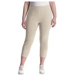 7/8-Hose KjBRAND "Susie Sensitiv 7/8", Damen, Gr. 44, N-Gr, beige, Web, Obermaterial: 75% Elasthan, 25% Polyamid, bequem 7/8-L&auml;nge, Hosen 7/8-Hose, mit hohem Elasthan-Anteil