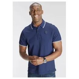Poloshirt DELMAO, Herren, Gr. XXL (60/62), blau, Piqu&eacute;, Obermaterial: 100% Baumwolle, unifarben, Basic, regular fit, Rippb&uuml;ndchen, Shirts, Kurzarm, lockere Passform, Polokragen, f&uuml;r Tennis oder Golf, Topseller
