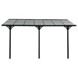 Terrassendach WESTMANN "Bruce", schwarz, B:435cm T:300cm, Aluminium, Terrassen&uuml;berdachungen, Rahmen aus pulverbeschichtetem Aluminium, schwarz