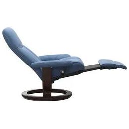 Relaxsessel stressless "Consul", blau (lazuli blau batick), B:76cm H:100cm T:74cm, Leder BATICK: BATICK ist ein leicht korrigiertes, durchgef&auml;rbtes und genarbtes M&ouml;belleder, bei dem die meisten Unebenheiten und Spuren in der Regel entfernt wurden.;Leder PALOMA: PALOMA ist ein durchgef&auml;rbtes Semianilin-M&ouml;belleder mit nat&uuml;rlicher Narbung.;ROHLEDER Stoff Q2 FARON: Ein fester zuverl&auml;ssiger Boucl&eacute; mit 