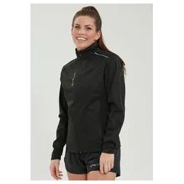 Laufjacke ELITE LAB "Heat", Damen, Gr. 36, schwarz, 100% Polyester, unifarben, normal, hoch geschlossener Ausschnitt, Jacken, aus wasserabweisendem Material