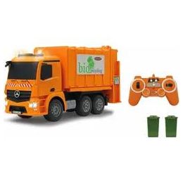 RC-Truck Jamara "M&uuml;llwagen Mercedes Antos", orange, Fernlenkfahrzeuge, KinderB:45cm H:21cm T:15cm, Kunststoff, mit Sound und LED Beleuchtung, B:45cm H:21cm T:15cm