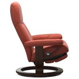 Relaxsessel stressless "Consul", rot (henna batick), B:76cm H:100cm T:74cm, Leder BATICK: BATICK ist ein leicht korrigiertes, durchgef&auml;rbtes und genarbtes M&ouml;belleder, bei dem die meisten Unebenheiten und Spuren in der Regel entfernt wurden.;Leder PALOMA: PALOMA ist ein durchgef&auml;rbtes Semianilin-M&ouml;belleder mit nat&uuml;rlicher Narbung.;ROHLEDER Stoff Q2 FARON: Ein fester zuverl&auml;ssiger Boucl&eacute; mit einem s
