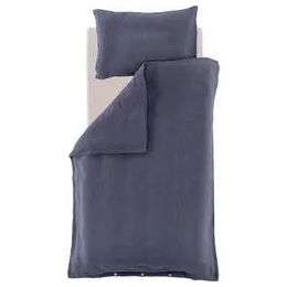 Tr&auml;umeland Babybettw&auml;sche TR&Auml;UMELAND "Bio-Baumwolle", blau, B/L: 100cm x 135cm, 1 Stk., 1 Stk., Musselin, B/L: 60cm x 40cm, 2 Stk., Musselin, Obermaterial: 100% Baumwolle, Bettw&auml;sche, GOTS zertifiziert - aus Bio-Baumwolle