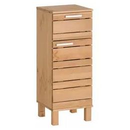 Unterschrank Home Affaire "JOSIE", beige (gelaugt natur), B:30cm H:81cm T:30cm, Massivholz, Schr&auml;nke, Unterschrank, Breite 30,5 cm, aus Massivholz, verstellbarer Einlegeboden
