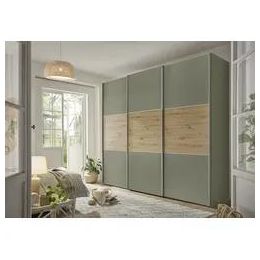 Schwebet&uuml;renschrank STAUD "Includo, Made in Germany", dekor salbei, artisan eiche, B:298cm H:222cm T:68cm, Holzwerkstoff, Schr&auml;nke, Schwebet&uuml;renschrank, Mit vier verschiedenen Ausstattungsvarianten