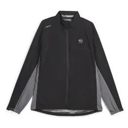 Regenjacke Puma "DRYLBL Golf Regenjacke Herren", Herren, Gr. XL, schwarz (schwarz slate sky gray), Obermaterial: 100% Polyester. Taschenfutter: 100% Polyester, Jacken Regenjacke