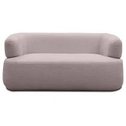 2-Sitzer DOMO collection "800012 Designsofa, komfortabel und elegant, organische Formensprache", rosa (altrosa), B:160cm H:71cm T:86cm, 100% Polyester, Sofas, Formsch&ouml;ner 2-Sitzer
