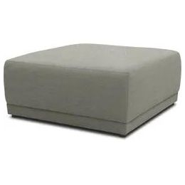 Hocker DOMO collection "800007", grau (steel), B:100cm H:45cm T:100cm, 100% Polyester, Hocker, Polsterhocker, nach Wunsch zusammenstellbar