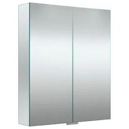 Spiegelschrank Welltime "G-Line", transparent, B:60,8cm H:70cm T:13cm, FSC-zertifizierter Holzwerkstoff, Schr&auml;nke, Spiegelschrank, doppelseitig verspiegelt und mit verspiegelten Seitenw&auml;nden, Softclose