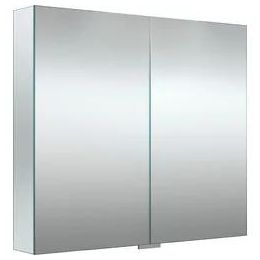 Spiegelschrank Welltime "G-Line", transparent, B:80,8cm H:70cm T:13cm, FSC-zertifizierter Holzwerkstoff, Schr&auml;nke, Spiegelschrank, doppelseitig verspiegelt und mit verspiegelten Seitenw&auml;nden, Softclose