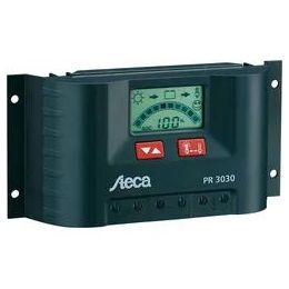 Solarladeregler steca "PR 3030", schwarz, B:9,6cm H:4,4cm T:18,7cm, Spannungsregler