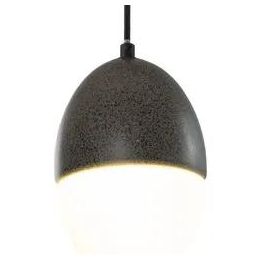 Paco Home Pendelleuchte "GREGG", grau (anthrazit), 1, &Oslash; 13cm, Leuchten, LED, E27, Lampe F&uuml;r Wohnzimmer Esszimmer K&uuml;che, H&ouml;henverstellbar, Pendelleuchte