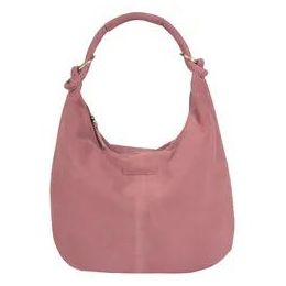 Shopper Bruno Banani, Damen, Gr. B/H/T: 43cm x 33cm x 4cm onesize, rosa (alt, rosa), Leder, unifarben, Taschen Shopper, echt Leder