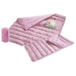 Daunenschlafsack & Daunenbettdecke Otto Keller "Prinzessin Lillifee", rosa, L:160cm, Bezug: 100% Baumwolle. F&uuml;llung: 60% Daunen, 40% Federn, Schlafs&auml;cke, Otto Keller (2 in 1)