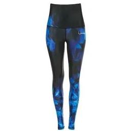 Leggings WINSHAPE "Functional Power Shape HWL102", Damen, Gr. XS, Normalgr&ouml;&szlig;en, blau (saphir), 80% Polyester, 20% Elasthan, Hosen Leggings, High Waist mit Bauch-Weg-Effekt