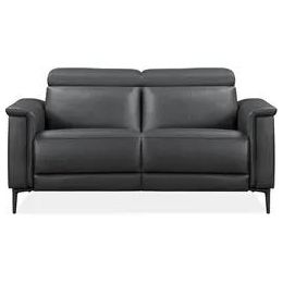 2-Sitzer OTTO HOME "Lund, mit Relaxfunktion und Kopfteilverstellung", grau, B:160cm H:97cm T:100cm, Kunstleder 100% Polyurethan, Sofas, manuell od. elektrisch (m.USB-C), Echtleder, Kunstleder, Webstoff