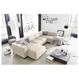 Wohnlandschaft "Bulky U-Form", beige, B:324cm H:70cm T:195cm, ATLANTIC HOME COLLECTION, Sofas, Wohnlandschaft, in U-Form und XXL Sitzfl&auml;che, modular aufgebaut